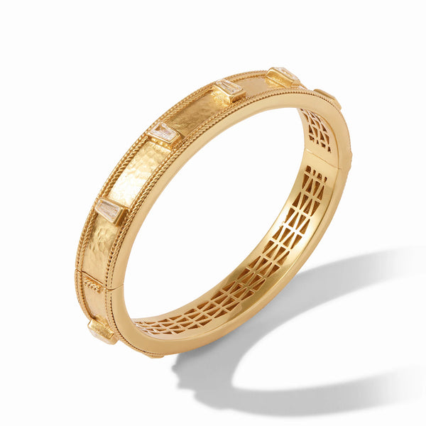 Julie Vos Aurora Stone Hinge Bangle CZ | Eden Lifestyle