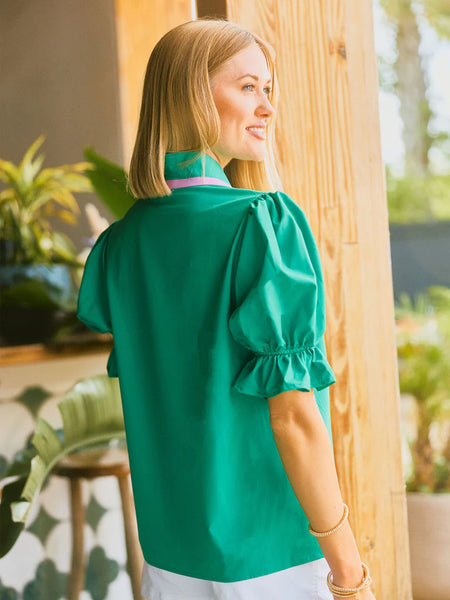 Jessica Top Green | Eden Lifestyle