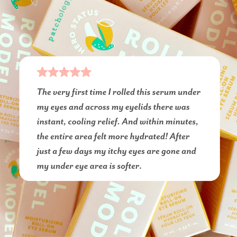 Hero Status™ Roll Model™ Moisturizing Roll-On Eye Serum | Eden Lifestyle