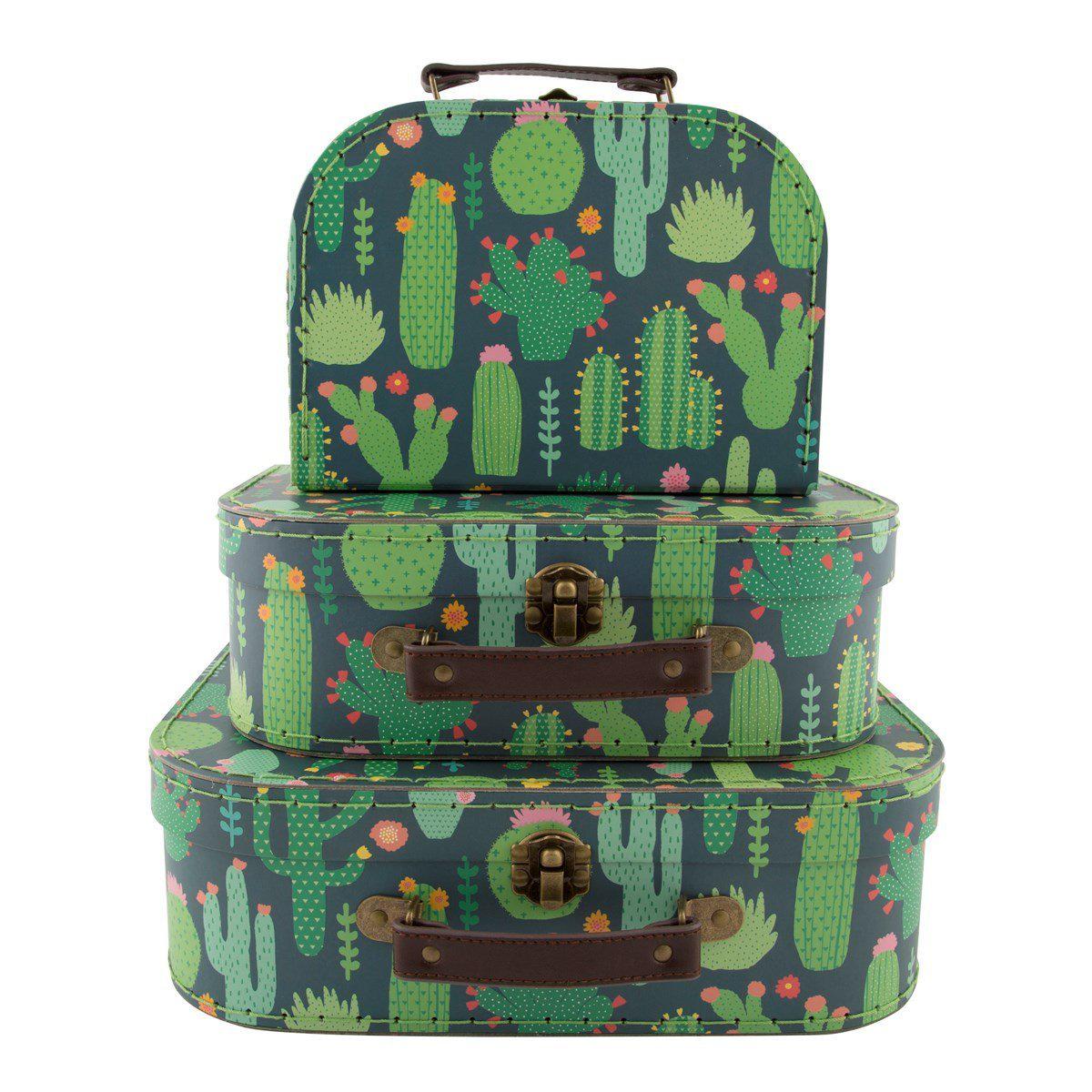 Cactus Suitcases | Eden Lifestyle